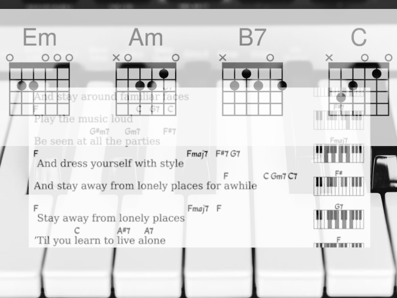 String and Keyboard Diagrams